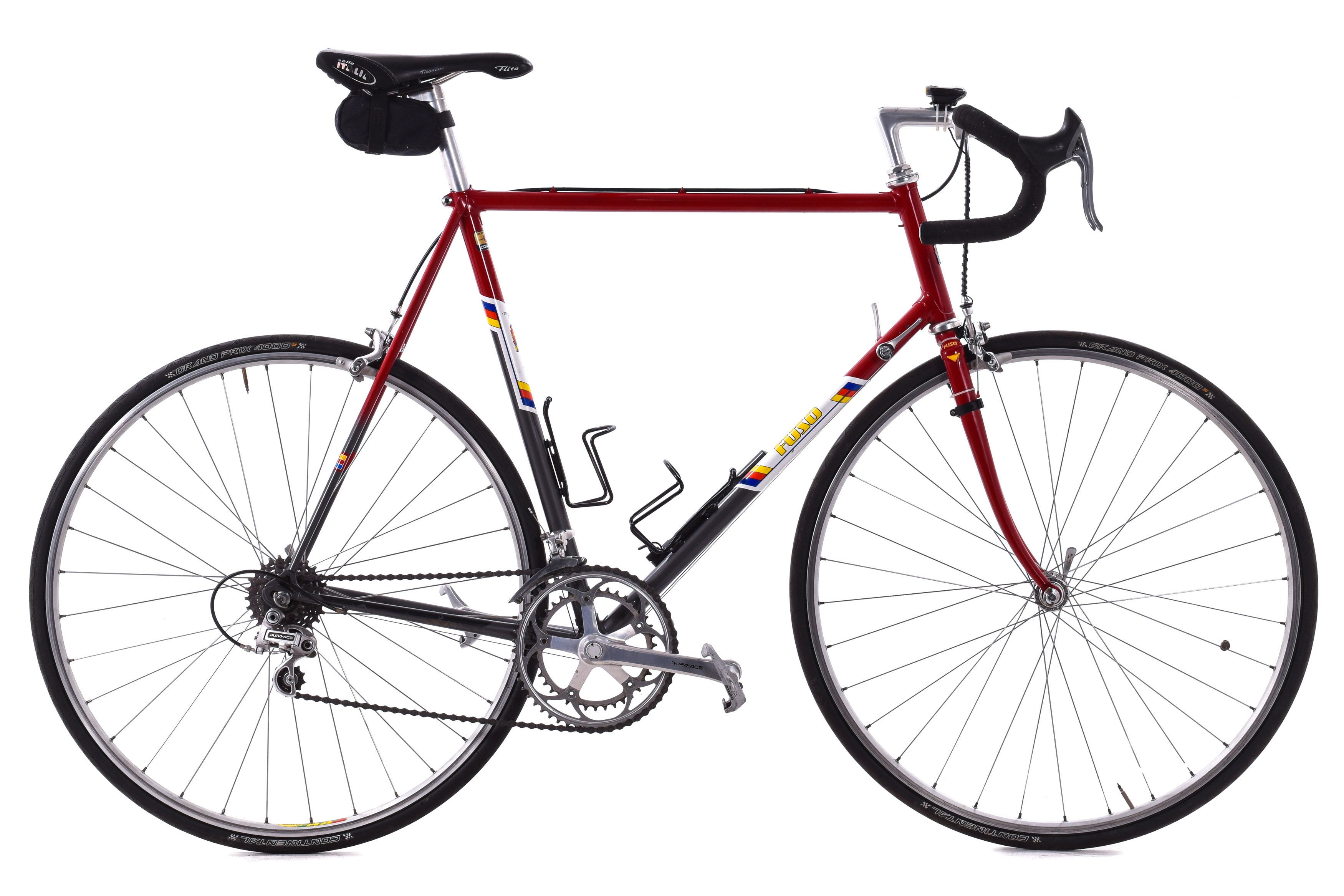 USED AS IS Vintage Fuso 62cm Road Bike Columbus Steel 2x6 Speed Shiman – Around the Cycle