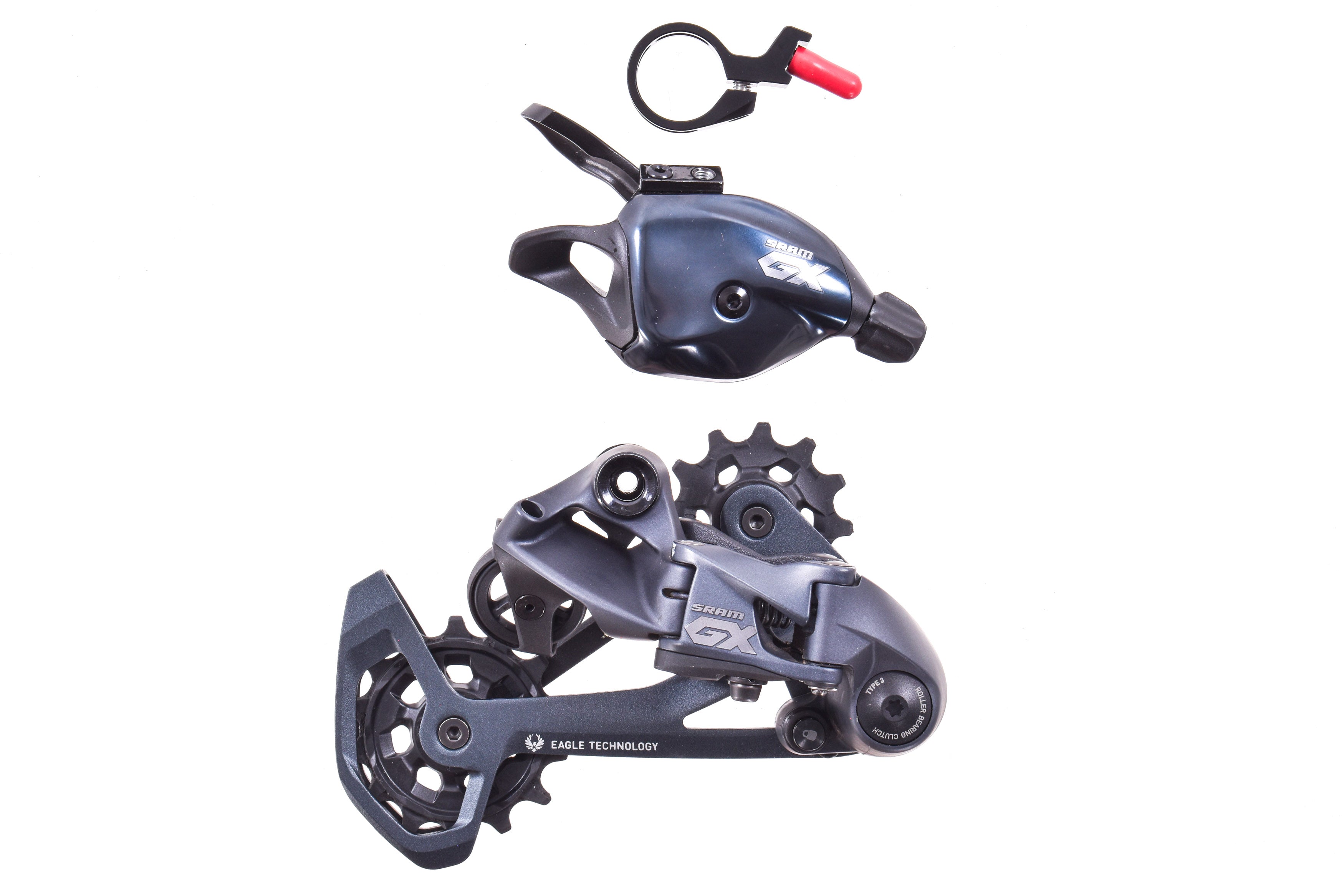 NEW Take Off SRAM GX Eagle 12 speed Rear Derailleur w/ Shifter and Cla ...