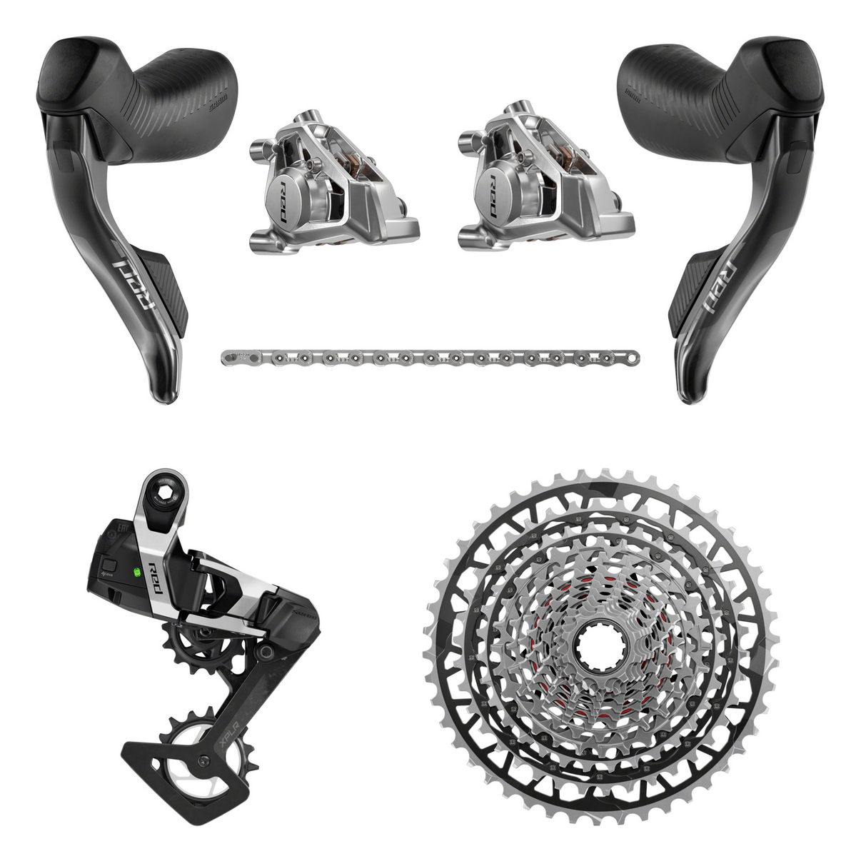 NEW SRAM Red eTap AXS E1 XPLR Gravel Groupset - 1x13-Speed, UDH ONLY – Around the Cycle