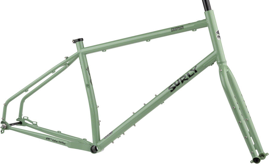 NEW Surly Grappler Gravel Touring Adventure Bike Frameset 27.5 Steel Sage Green